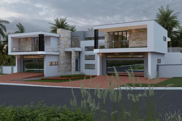 7 Bedroom House Plan MLB 073.8D | My Building Plans South Africa